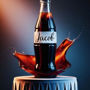 Personalized Coca-cola Bottle Photo – Digital Product - Etsy