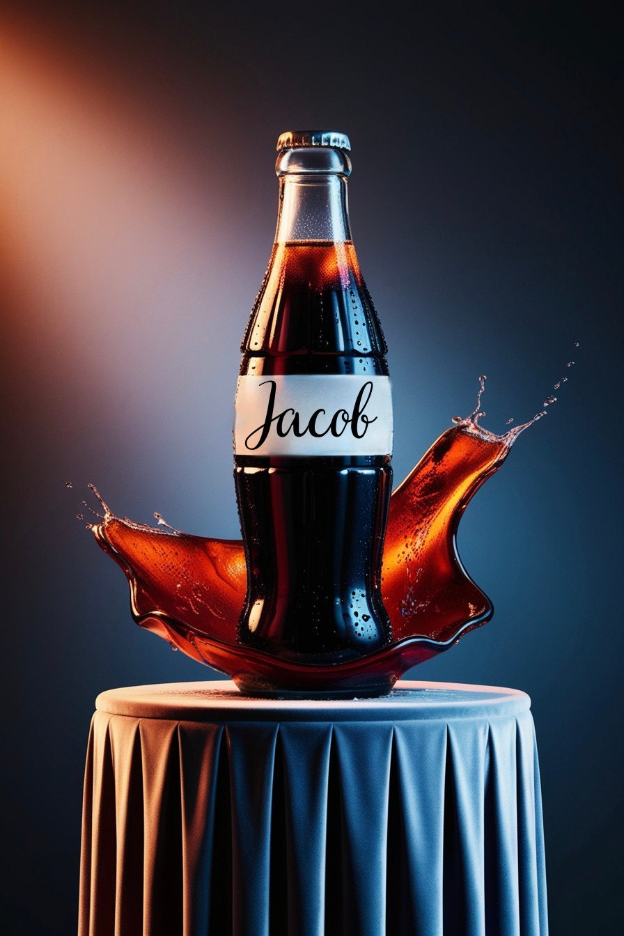 Personalized Coca-cola Bottle Photo – Digital Product - Etsy