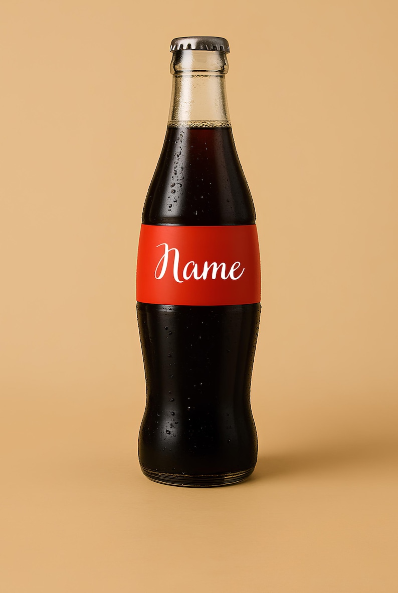 Personalized Coca-cola Bottle - Unique Digital Art File for Download - Etsy