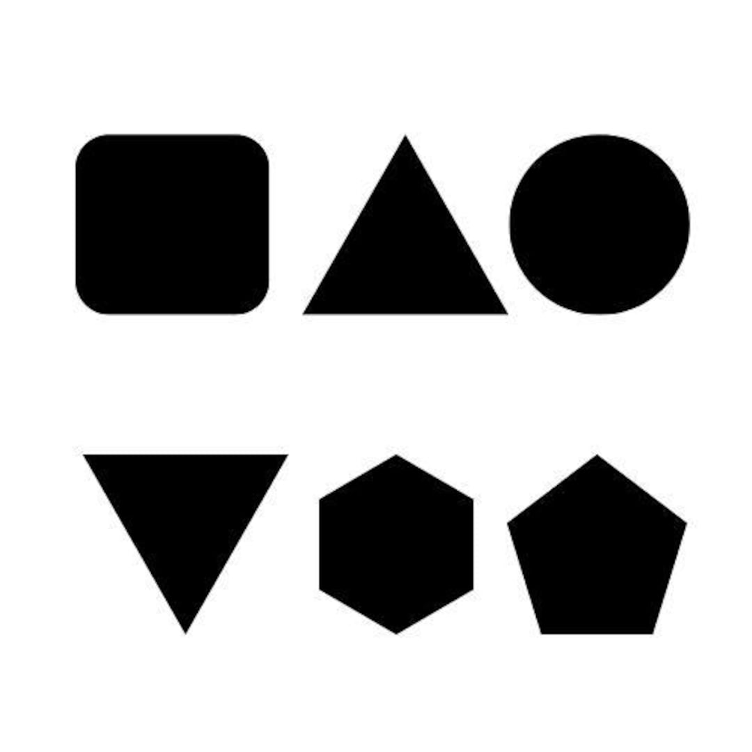 Digital Geometric Shapes: Collection of 6 Forms in PDF Instant Download ...