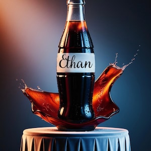 Personalized Coca-cola Bottle Photo – Digital Product - Etsy