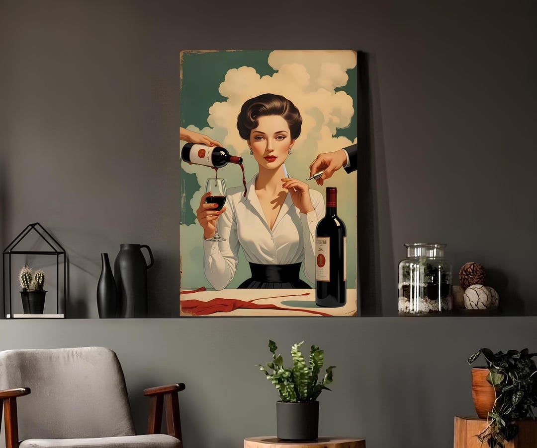 Vintage Digital Poster | Elegant Girl | Instant Download | Ratio: 2x3 ...