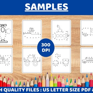 28 Vehicles Dot to Dot Coloring Pages Easy for Kids Children Printable ...