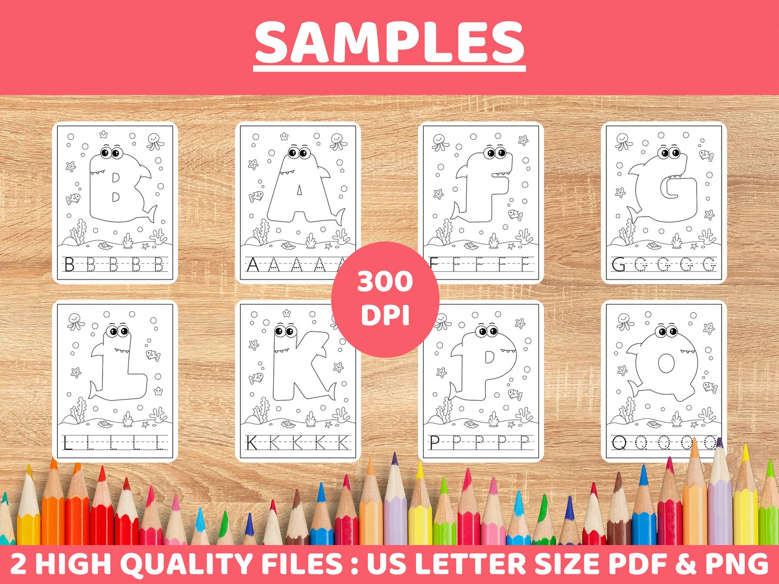 78 Cute ABC Animals Coloring and Writing School Practice Easy Pages for ...