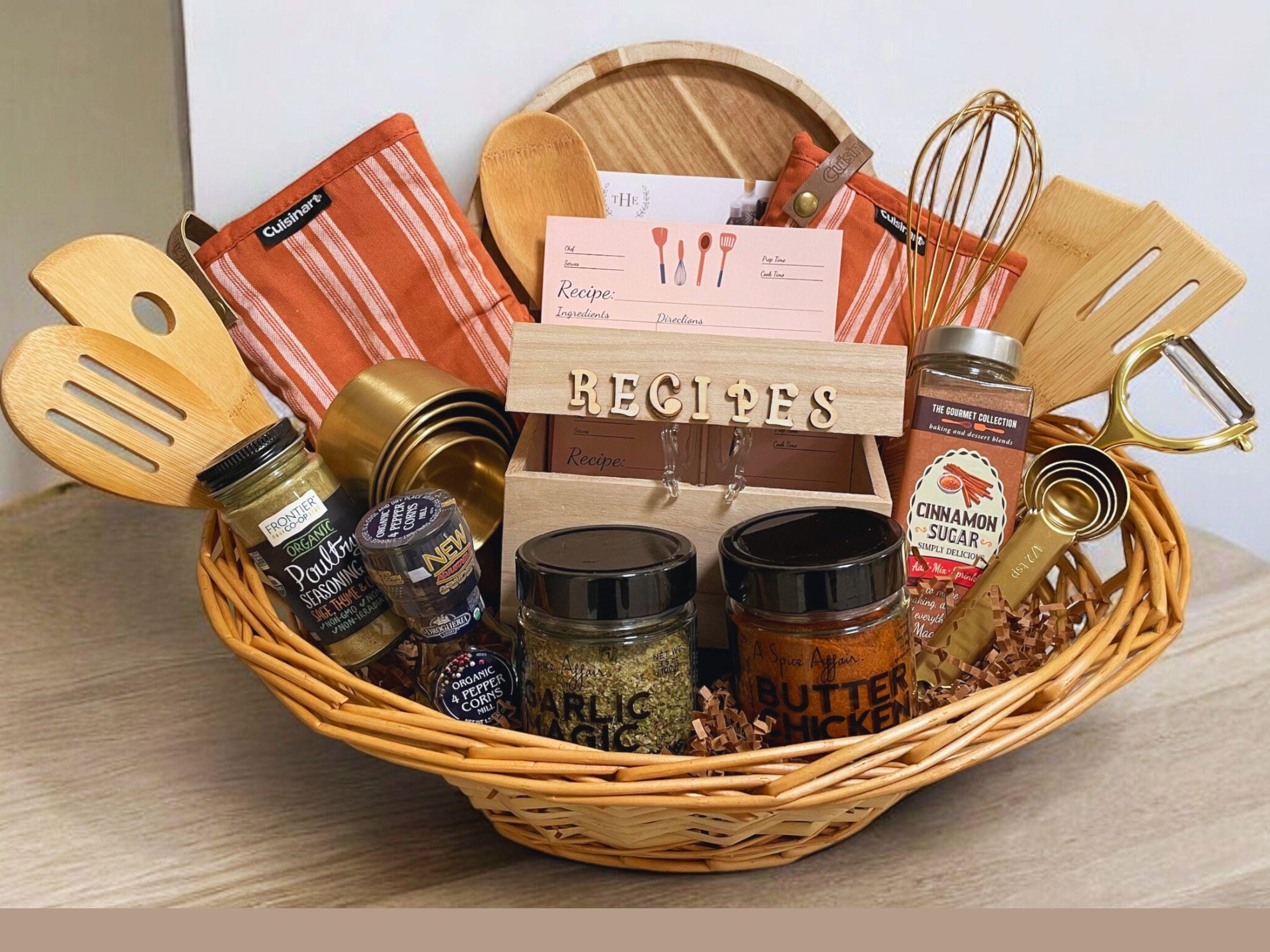 Cooking Gift Basket for Chef, Birthday Present for Cook, Happy Birthday ...