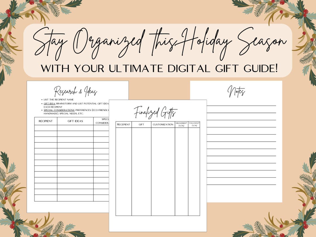 Ultimate Digital Holiday Gift Guide Gift Checklist for the Holiday ...