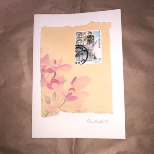 Original Art Mixed Media Collage Cards Each One of a Kind, Box of 3, 5 ...