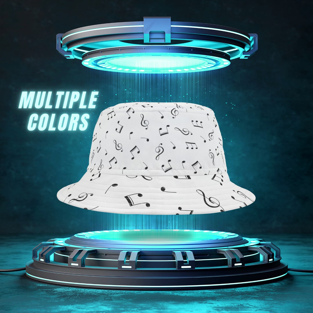 The Musical Note Bucket Hat, Multiple Colors and Sizes Available ...