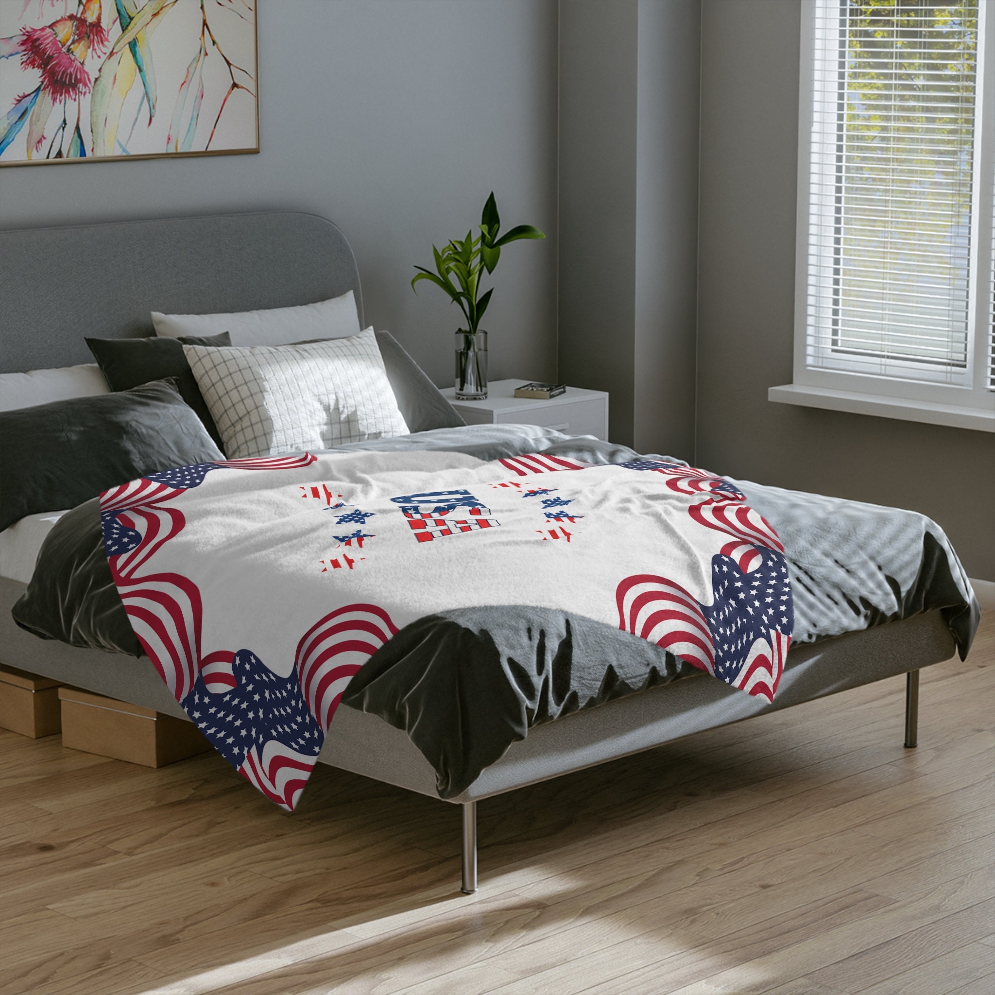 Patriotic Blanket, USA Flag, Independence Day, Freedom USA, Patriotic ...