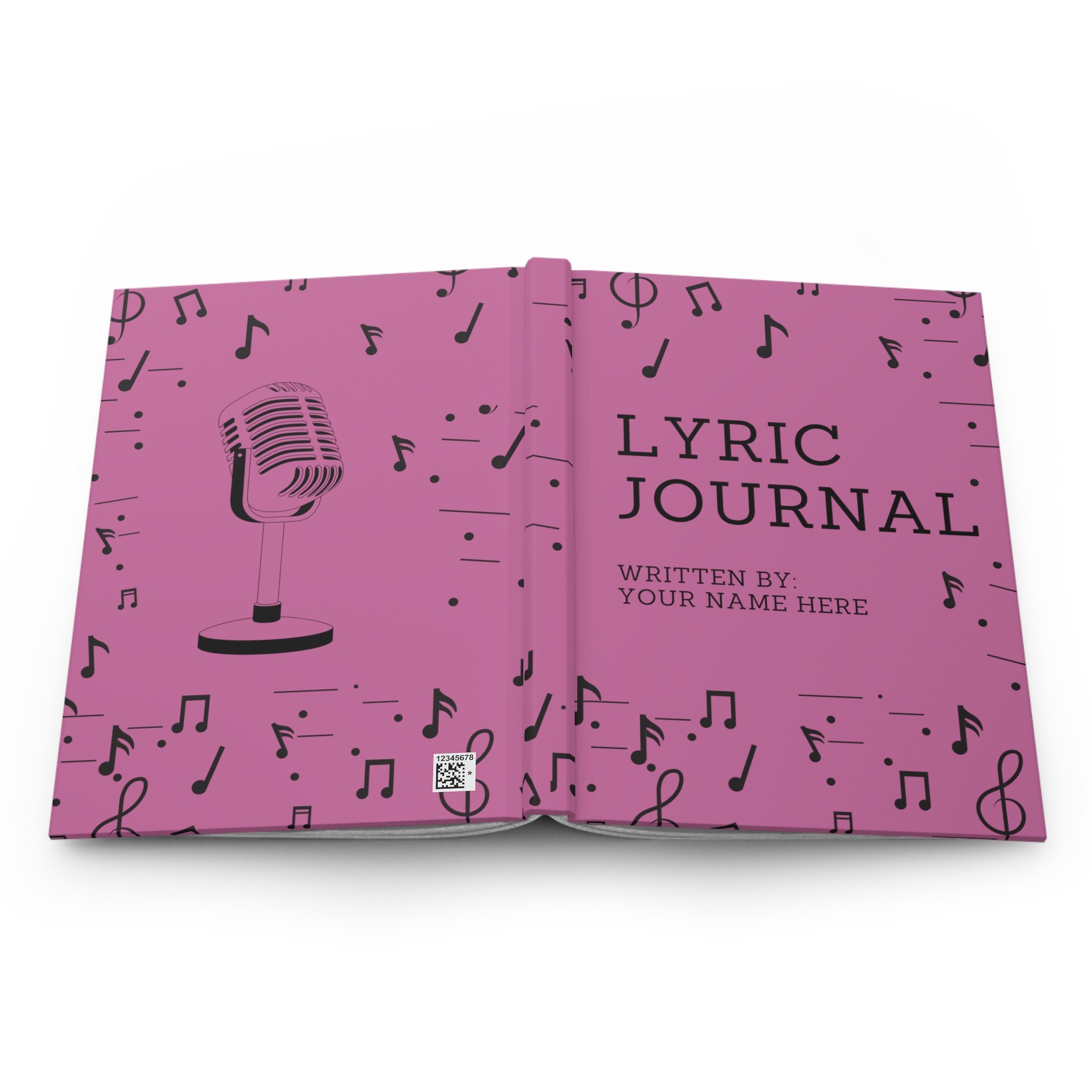 Lyric Journal, Songwriting Journal, Poetry Journal, Custom Journal ...