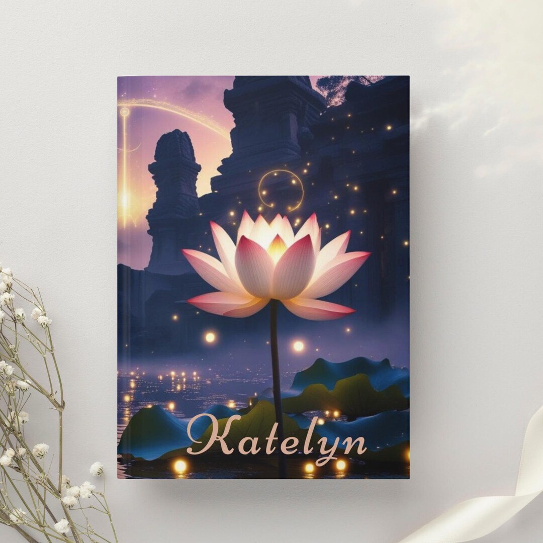 Lotus Flower Journal | Elegant Notebook for Mindfulness, Gratitude, and ...