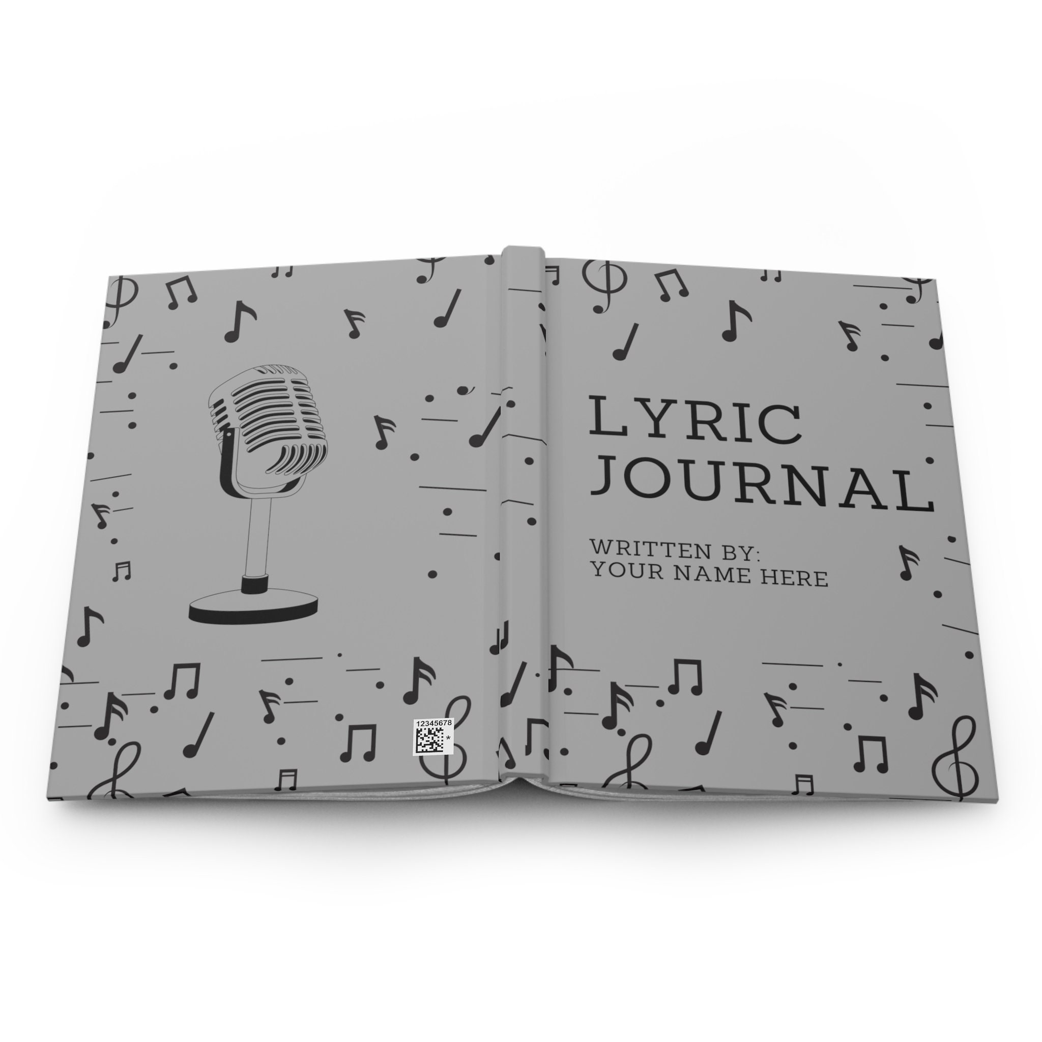 Lyric Journal, Songwriting Journal, Poetry Journal, Custom Journal ...