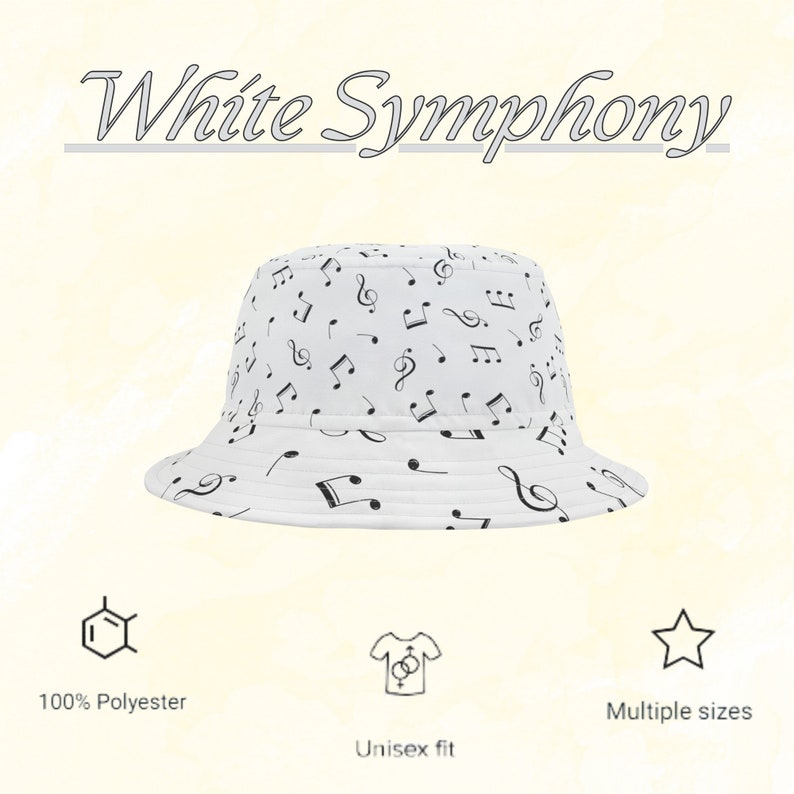 Trendy Bucket Hats With Musical Note Designs, Perfect Gift for Music ...