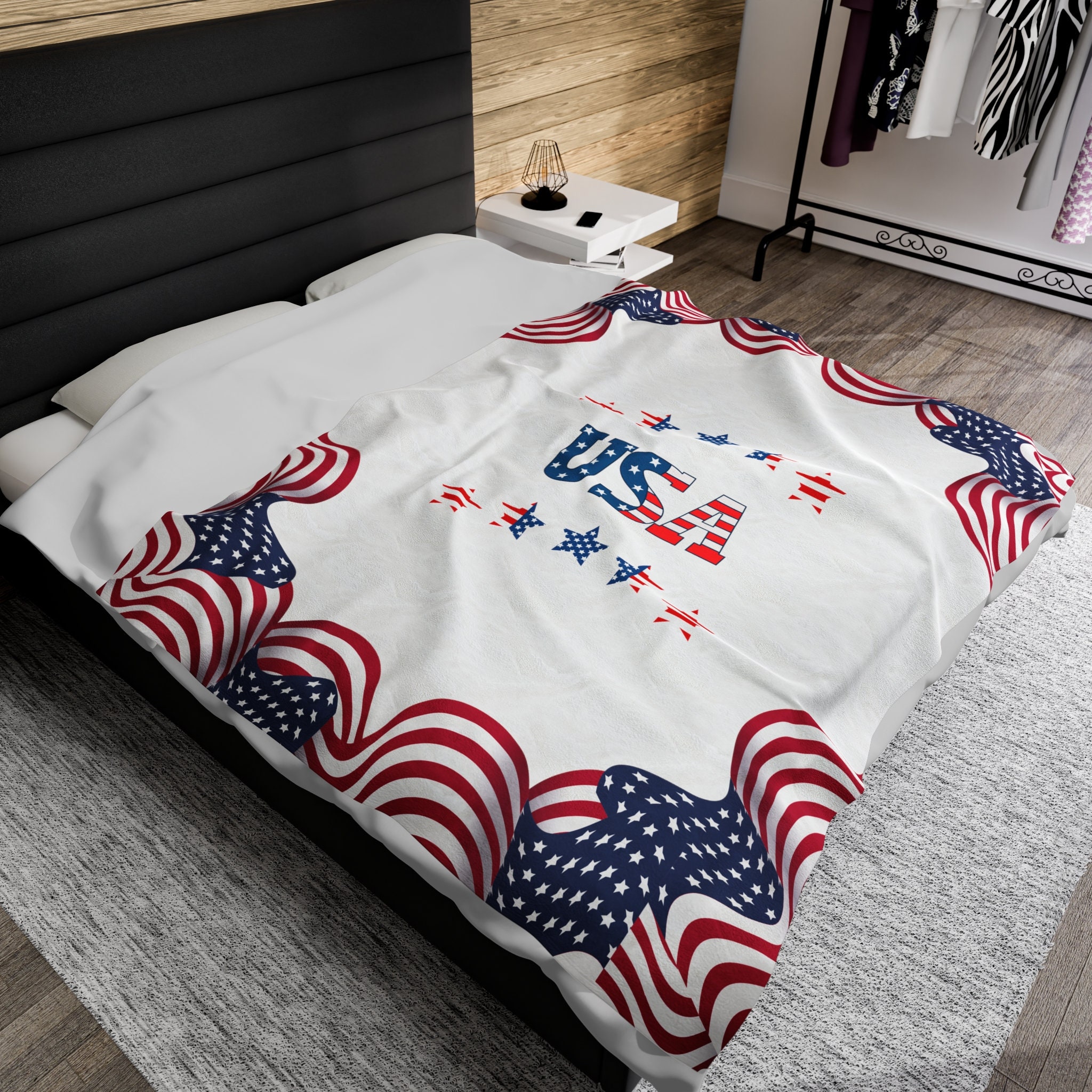 Patriotic Blanket, USA Flag, Independence Day, Freedom USA, Patriotic ...