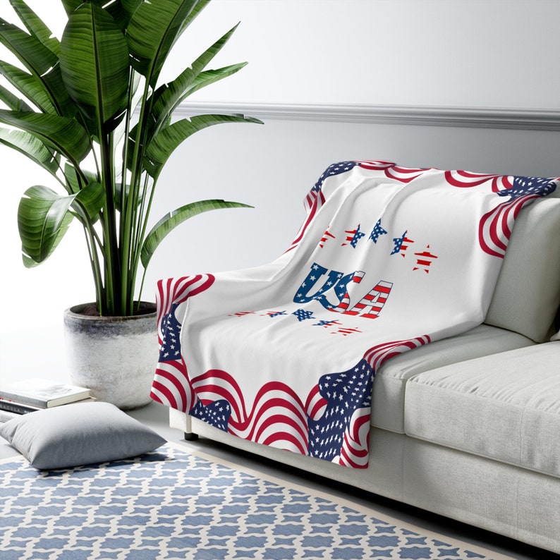 Patriotic Blanket, USA Flag, Independence Day, Freedom USA, Patriotic ...