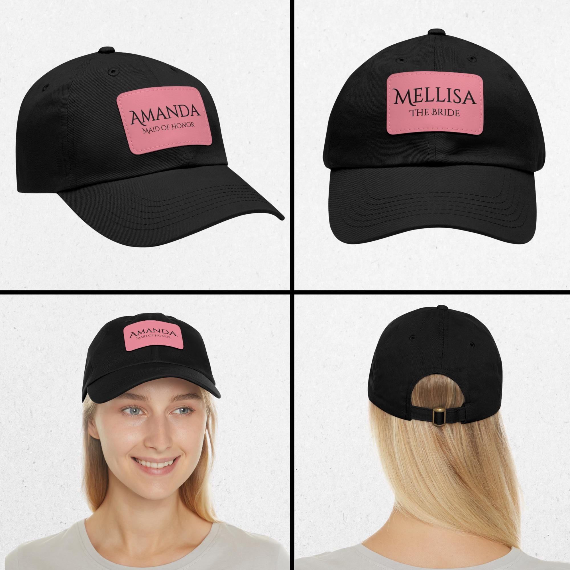 Personalized Bachelorette Party Hats, Custom Bridal Party Hats, Girls ...