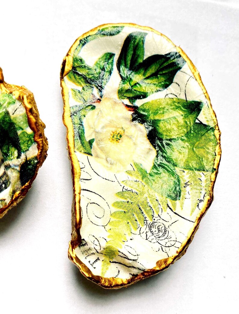 Magnolia Ring Dish Shell, Coastal Wedding Favor - Etsy
