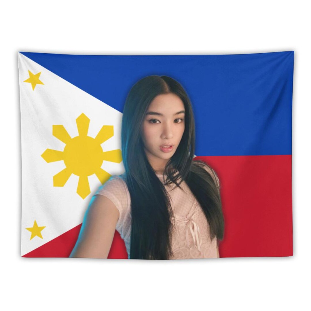 KATSEYE SOPHIA Filipino Flag Tapestry, Eyekon Fan Gift Idea ...
