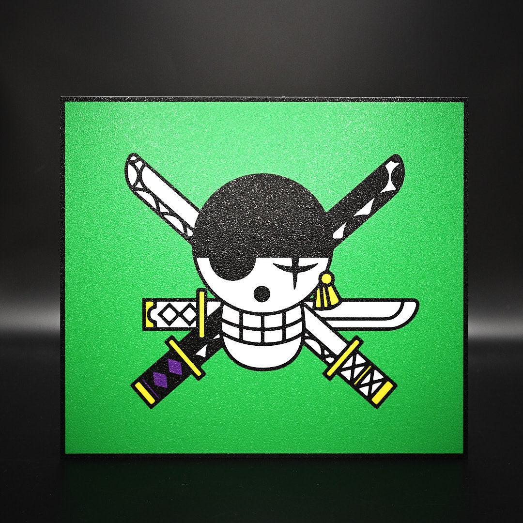 Custom One Piece Zoro Flag Lightbox - Anime Inspired LED Lightbox - Etsy