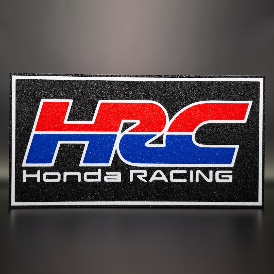 Custom HRC Honda Racing Logo 3D Printed LED Light Box - Etsy