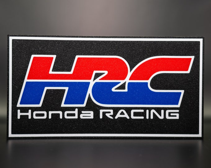 Custom HRC Honda Racing Logo 3D Printed LED Light Box - Etsy