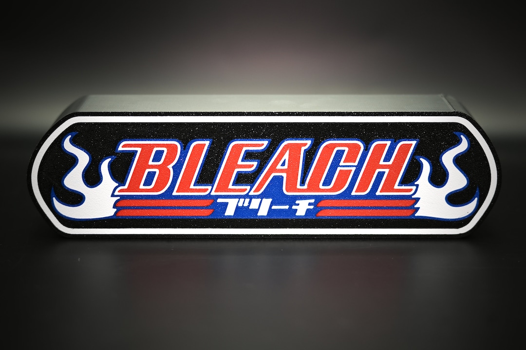 Custom Bleach Logo Lightbox Anime Inspired LED Lightbox USB Powered ...