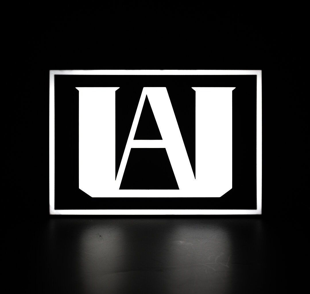 Custom My Hero Academia U.A. School Logo Lightbox - Anime Inspired LED ...