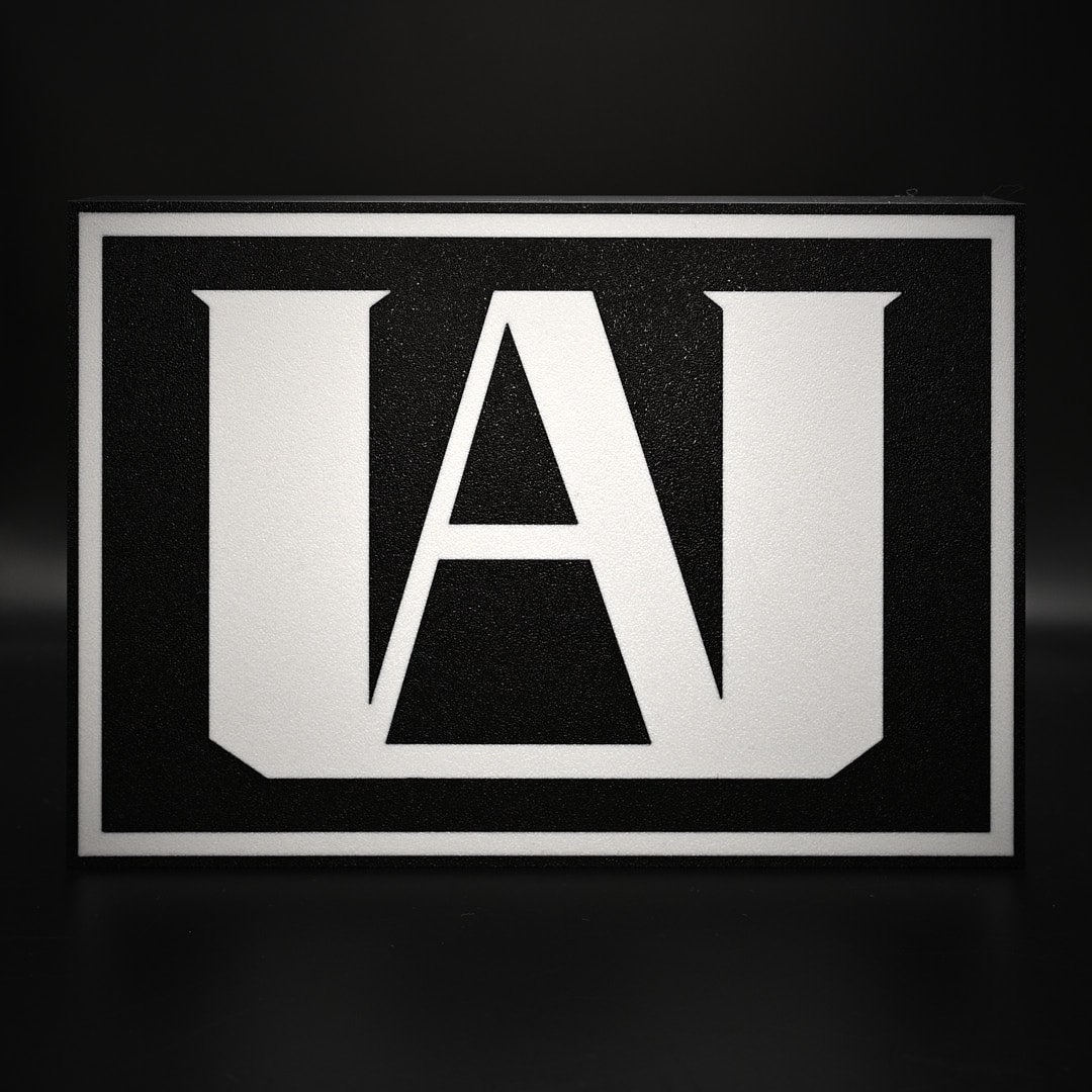 Custom My Hero Academia U.A. School Logo Lightbox Anime Inspired LED ...