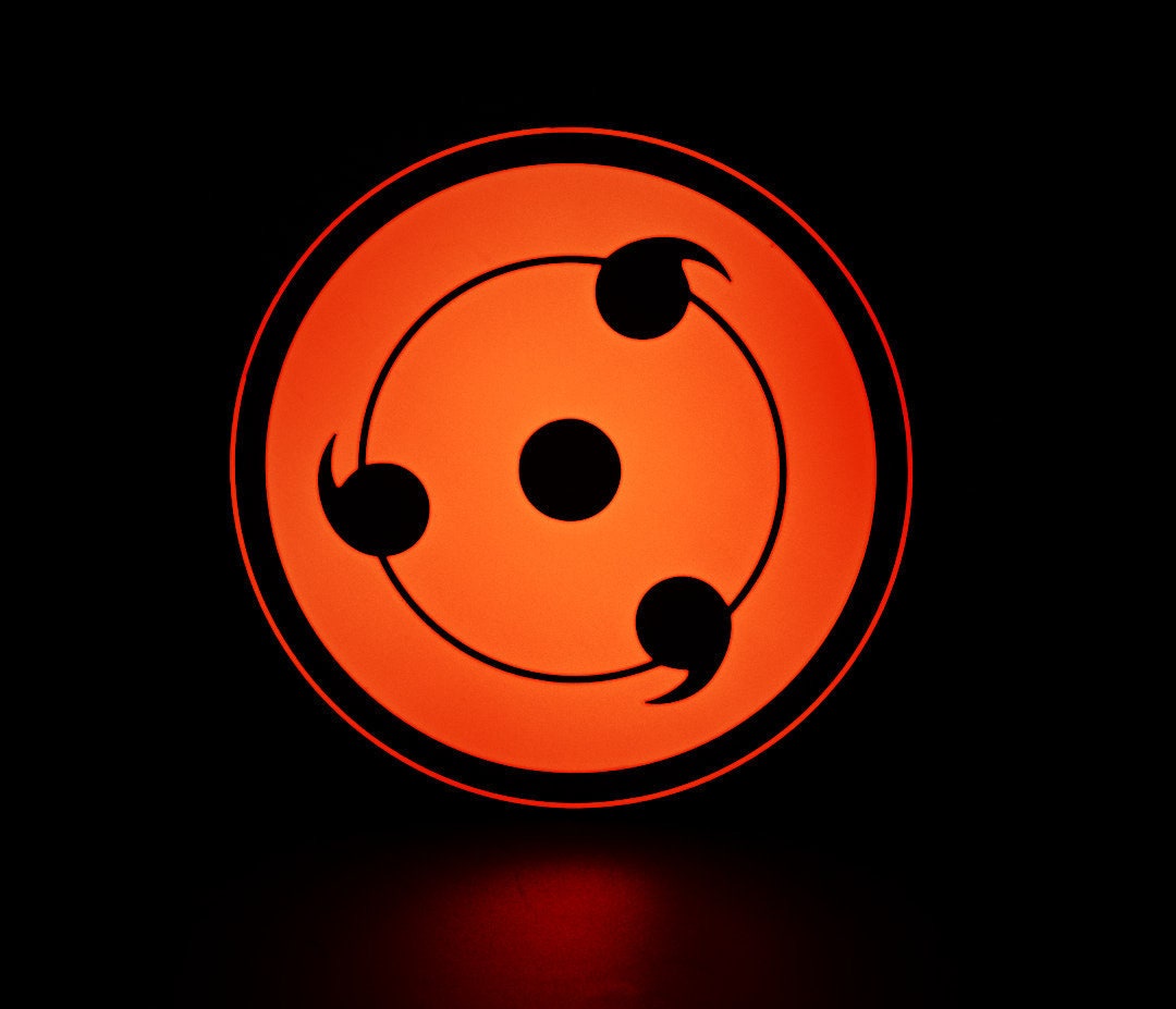 Custom Sharigan Lightbox - Anime Inspired LED Lightbox - Etsy