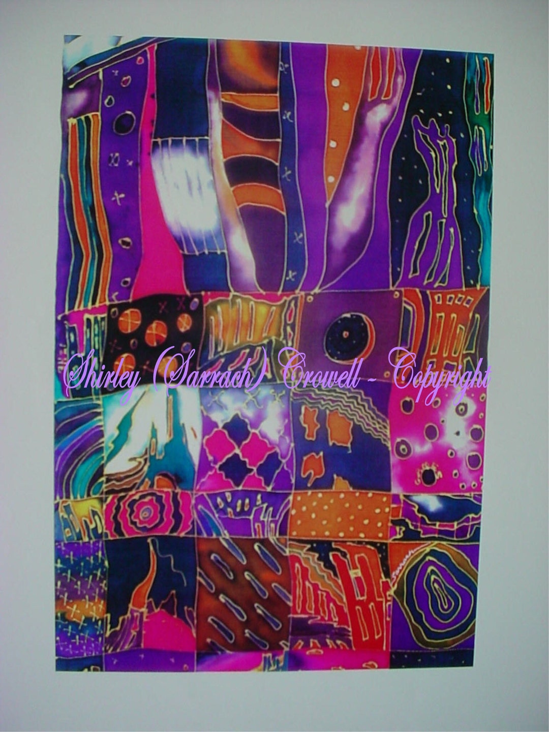 Silk Painting Print, Original Designs - Etsy