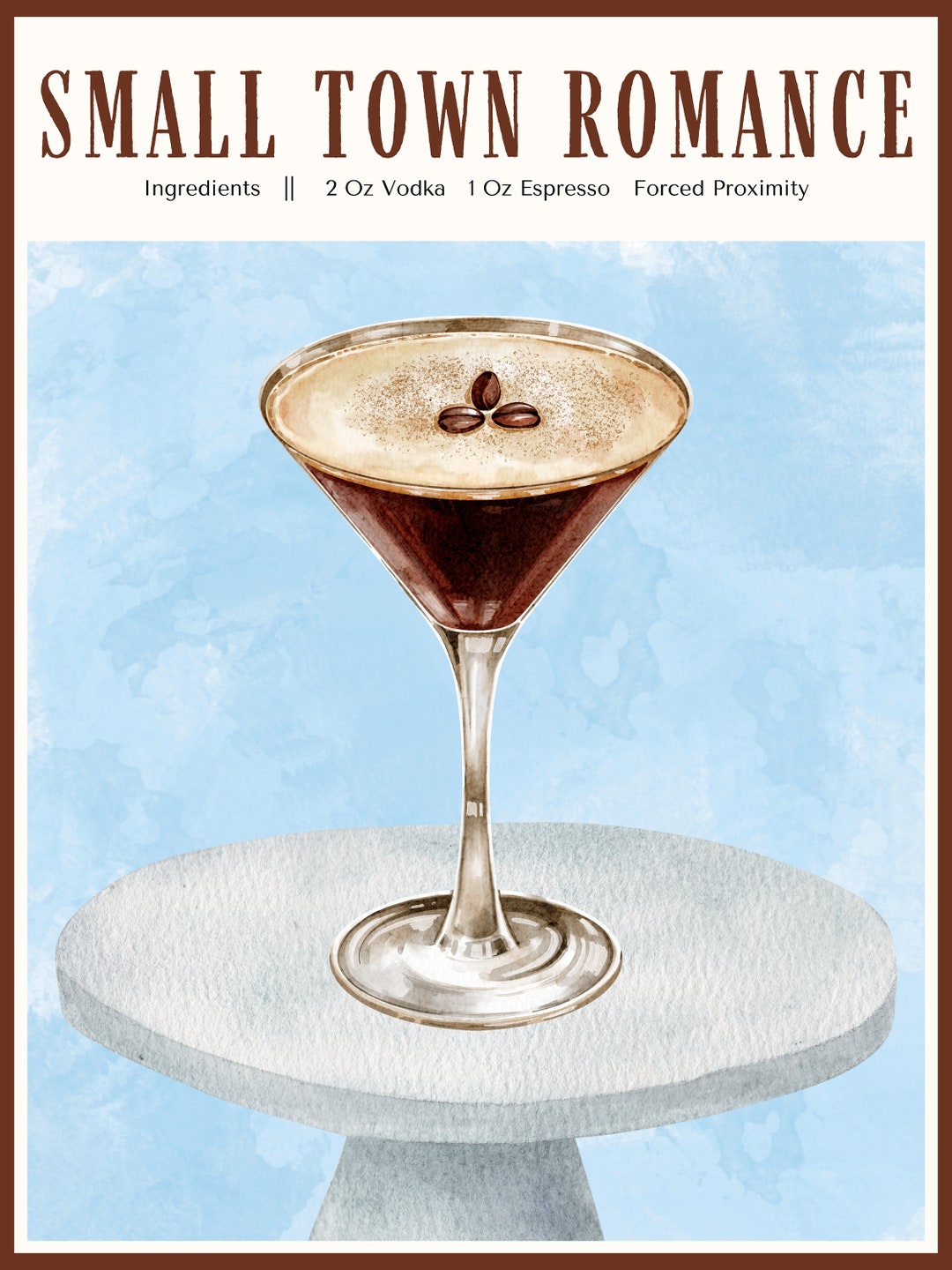 Bookish Vintage Cocktail Posters Digital Download - Etsy