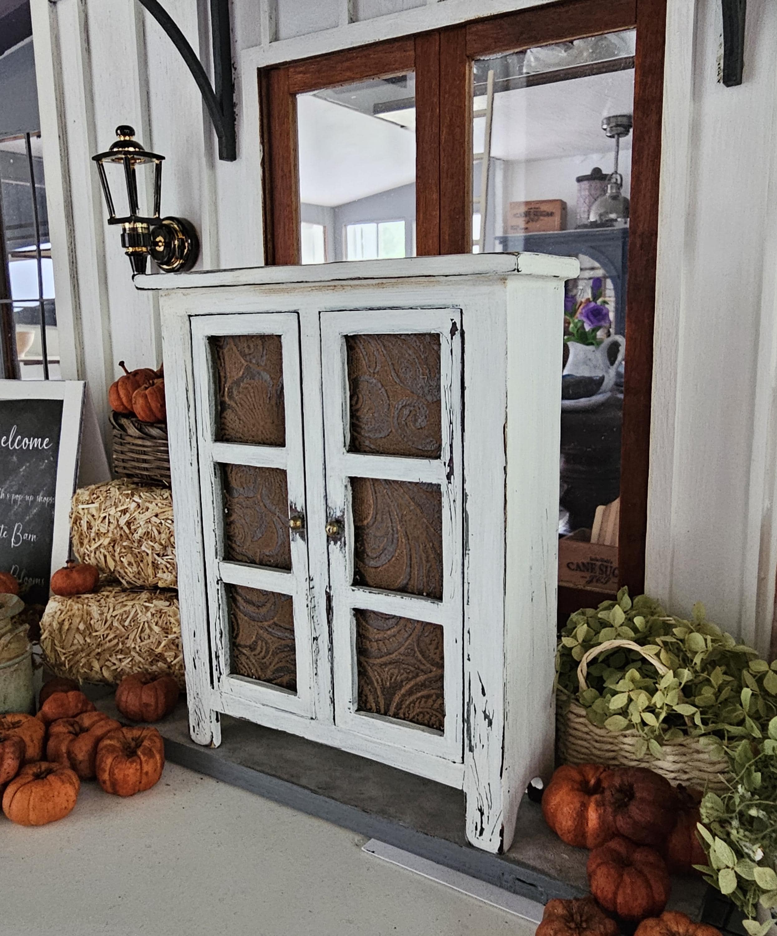 Miniature Cupboard, Miniature Kitchen Cupboard, Dollhouse Cupboard ...