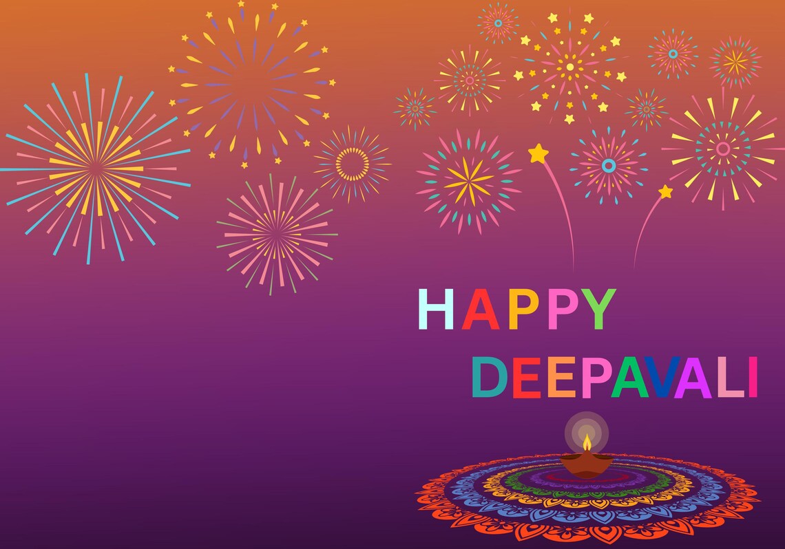 Deepavali Digital Greeting Card Printable Card Instant Download ...