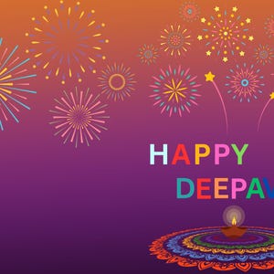Deepavali Digital Greeting Card Printable Card Instant Download ...