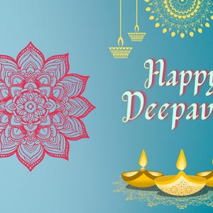 Deepavali Digital Greeting Card Printable Card Instant Download ...