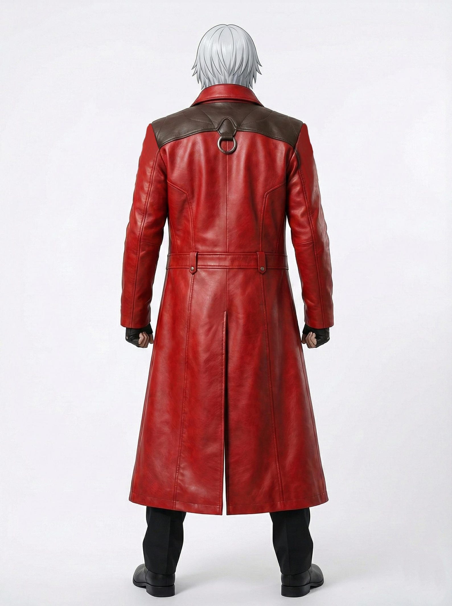 DMC Anime S2 Dante Leather Cosplay Coat, Devil May Cry Netflix Season 2 ...
