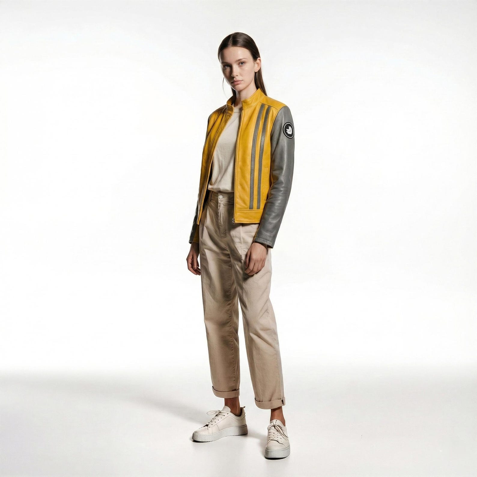 Ryder Yellow Cosplay Jacket - Arc Raider Leather Costume Jacket ...