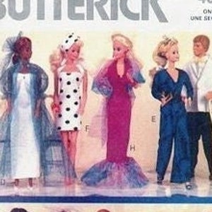 11 1/2 Inch Doll Clothing Pattern in PDF Butter Riick 4533 Dress ...