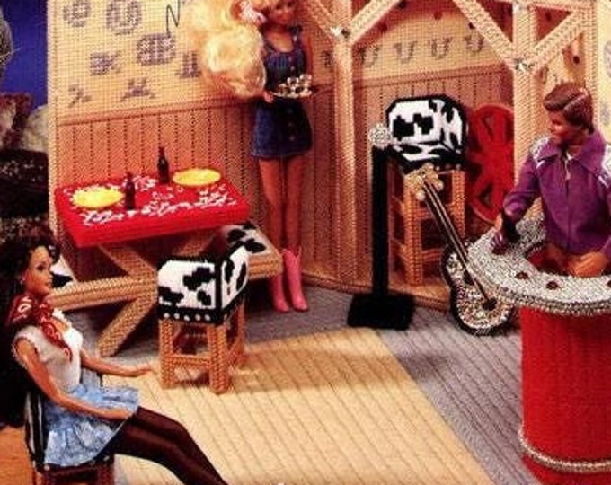 Fashion Doll Country Western in Plastic Canvas Pattern in PDF Dance ...