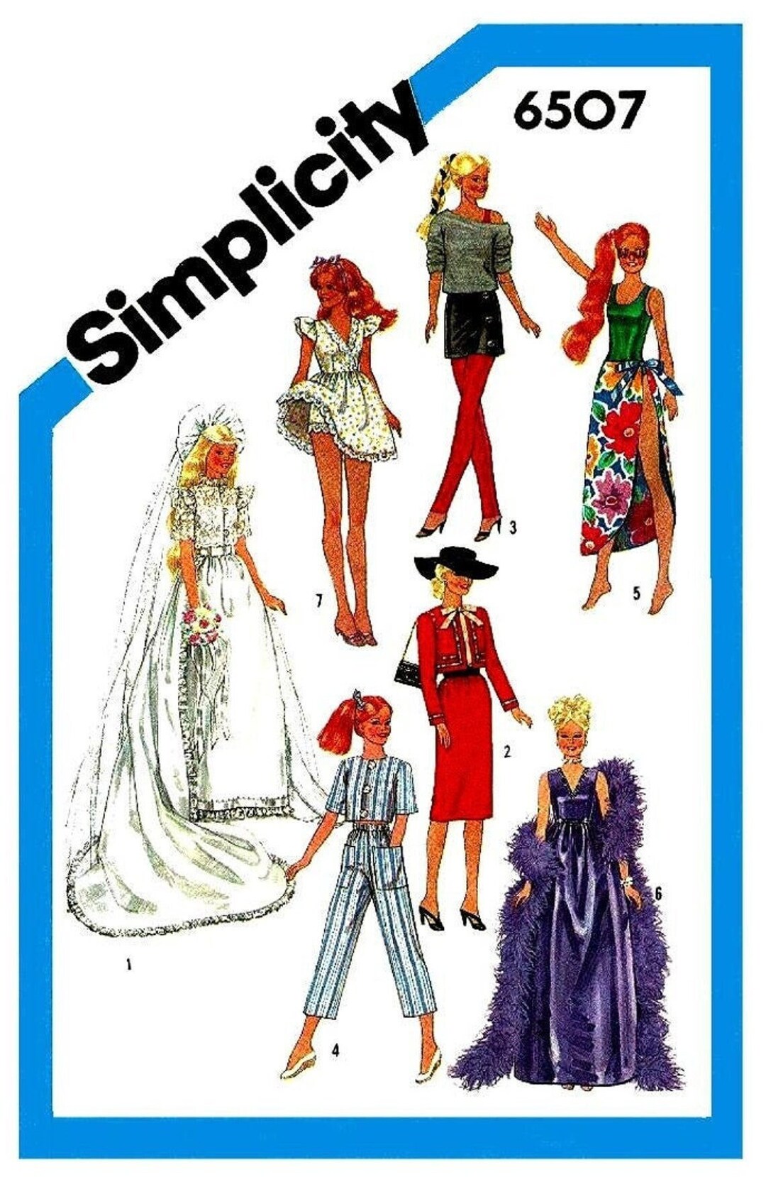 11 1/2 Inch Doll Clothes Pattern in PDF Doll Sewing Pattern 70s Doll ...