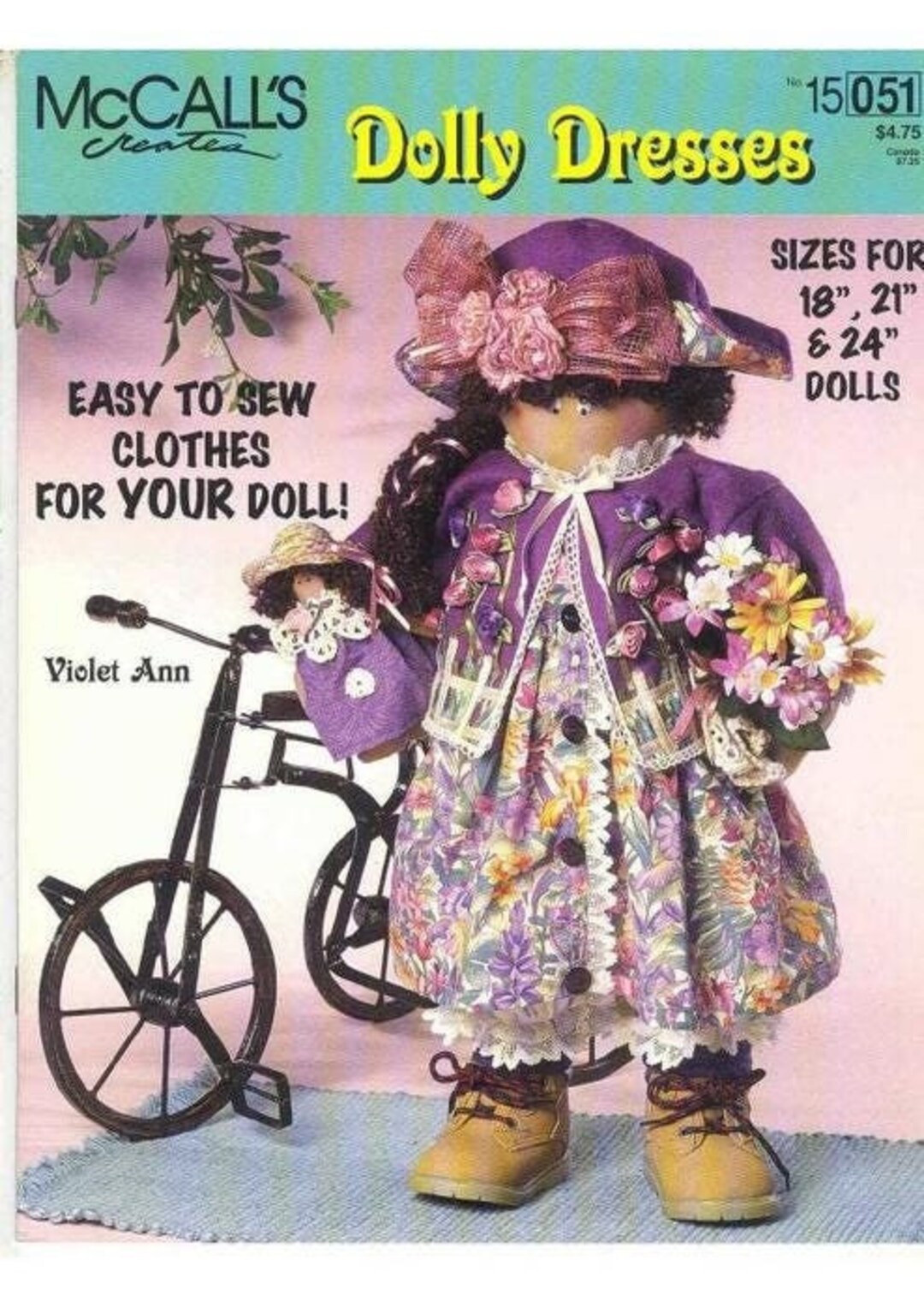 Doll Dress Pattern in PDF Fit 18, 21 and 24 Inch Doll MC Callin 's ...