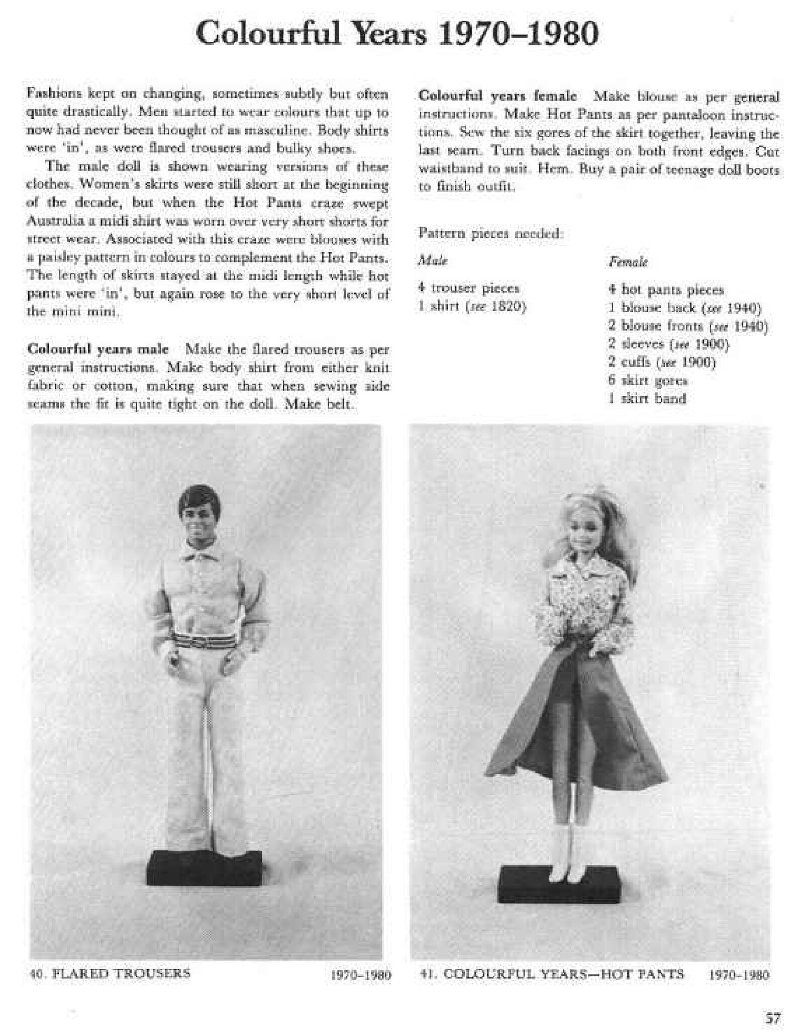 Australian Costume for Dolls 1788 - 1988 Doll Cloth Book Fits 11 1/2 ...