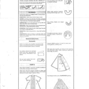 Doll Clothes Pattern in PDF Fits 11 1/2 Inch Doll Voo Ooggue 9686 ...