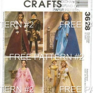 11 1/2 Inch Doll Clothes Pattern in PDF Doll Vintage Dress, Bodice ...