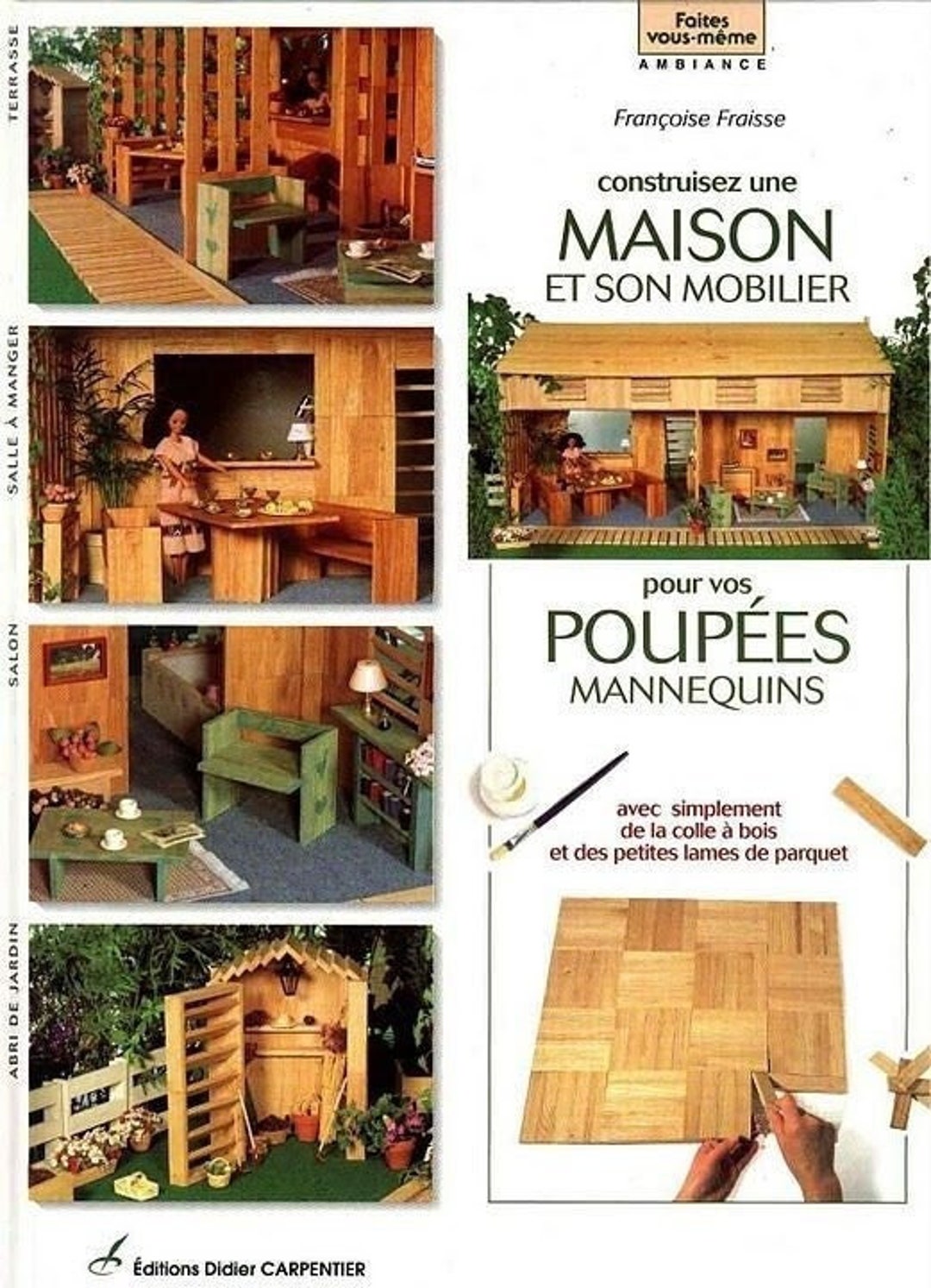 HUGE Doll HOUSE Pattern in PDF French Instructions 91 Pages Building ...