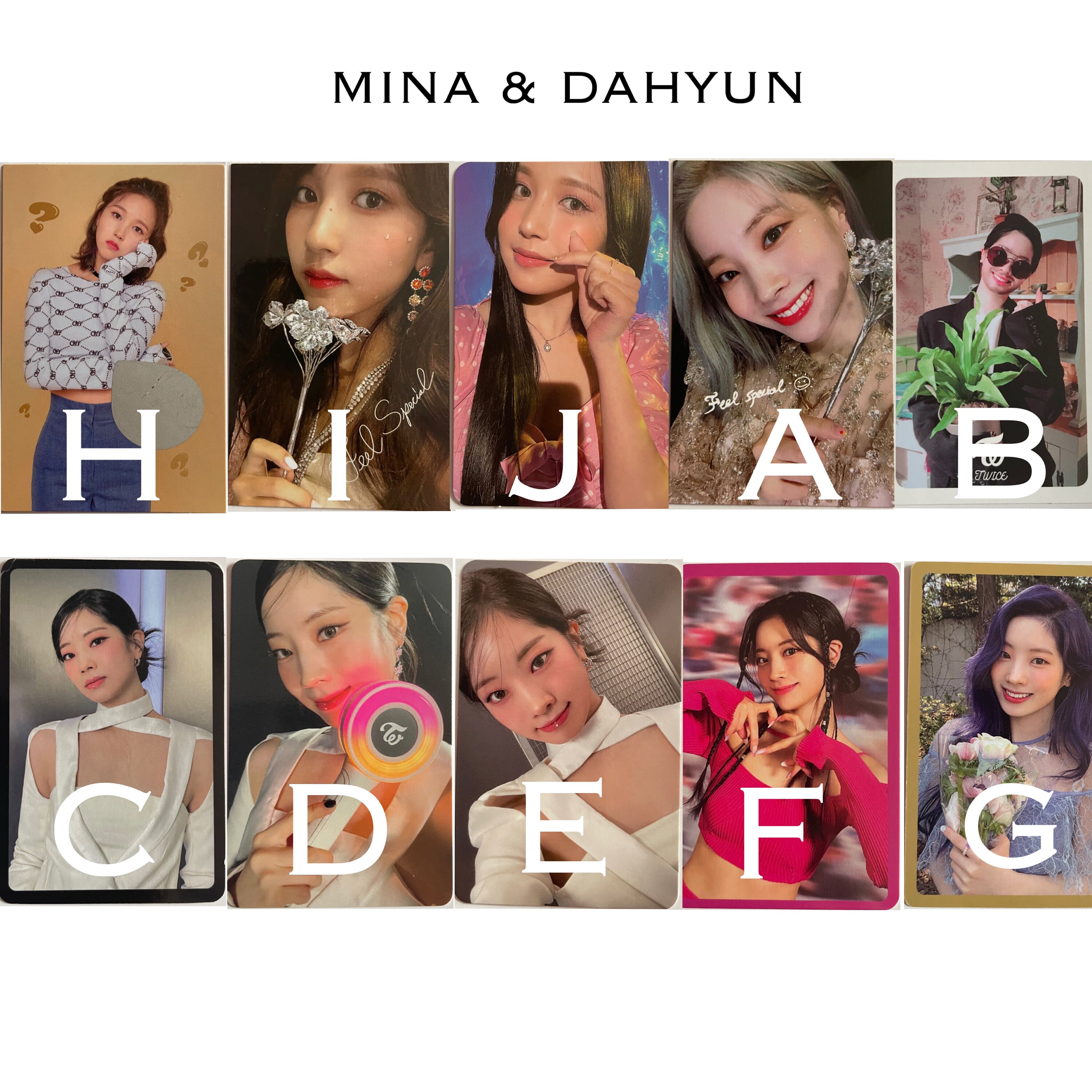Official Twice Photocards Kpop Nayeon Jeongyeon Momo Sana Jihyo Mina ...