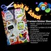 Back to School Premium Sticker Sheet, Teachers, Students, Hand Drawn ...