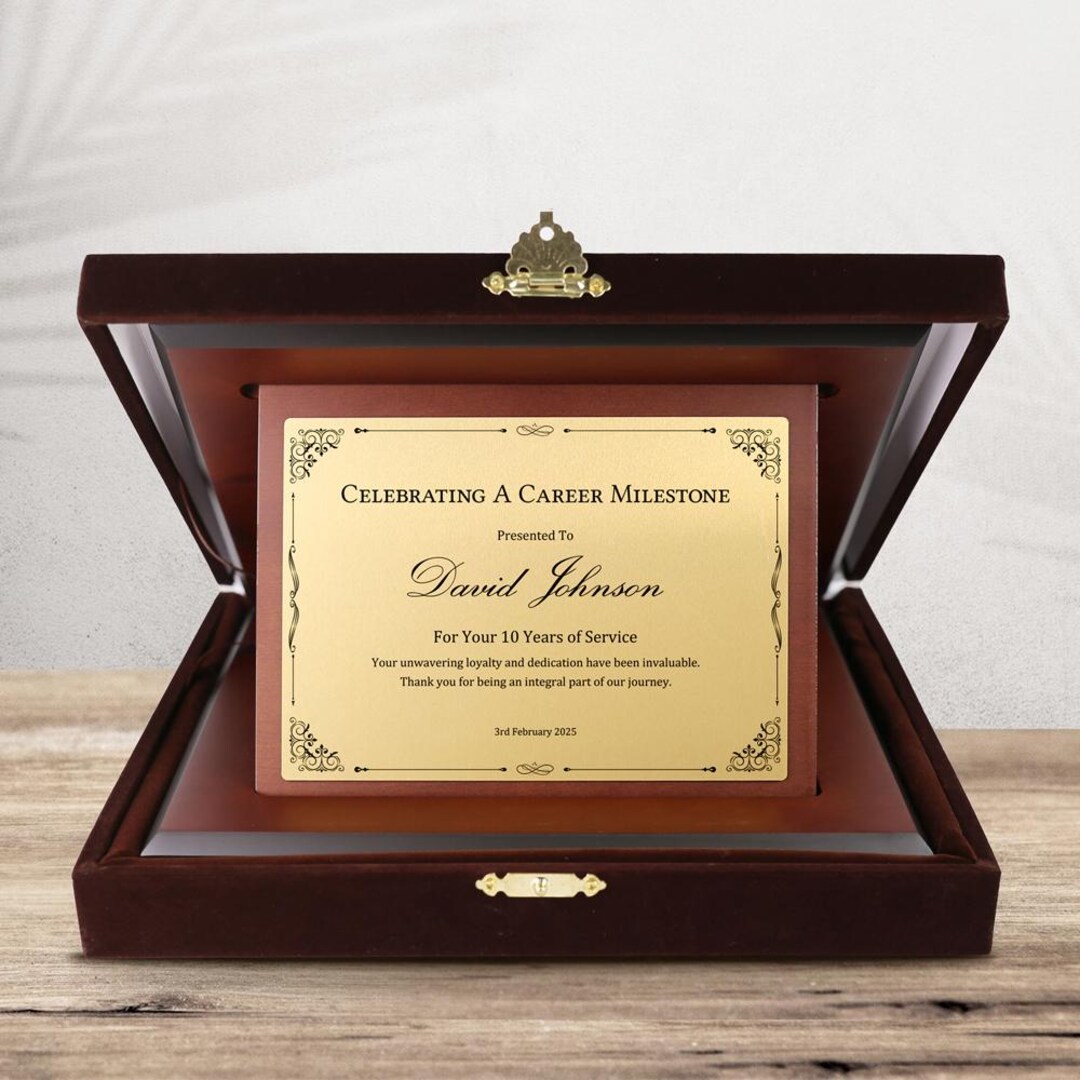 Custom Plaque of Appreciation: Honor and Celebrate Achievements - Etsy ...