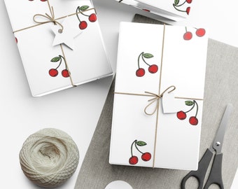 Coquette Gift Wrapping Paper in Pastel Cream With Pink Bows ...