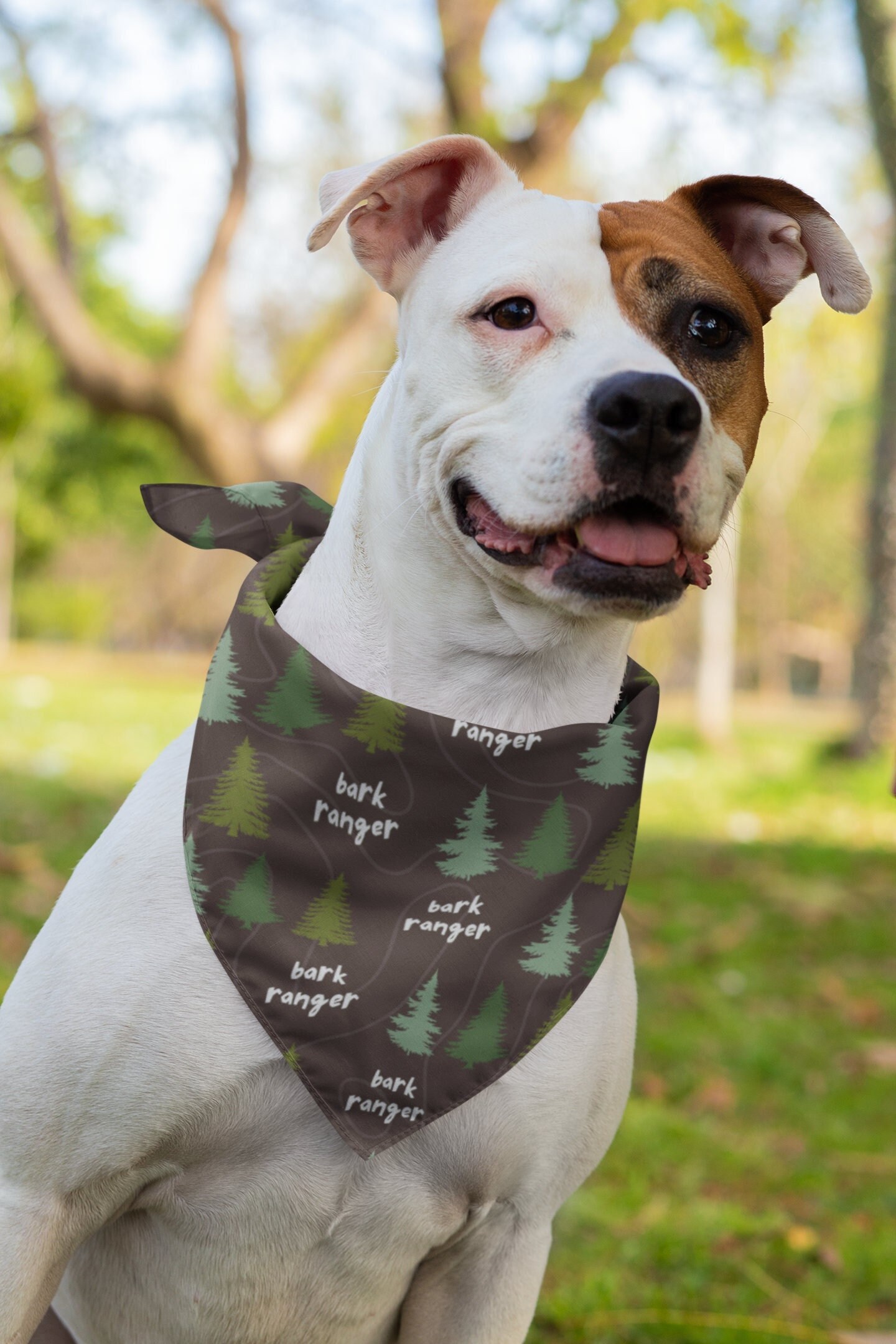 Bark Ranger Dog Bandana, Adventure Dog Bandana, Active Dogs, Dog Hiking ...